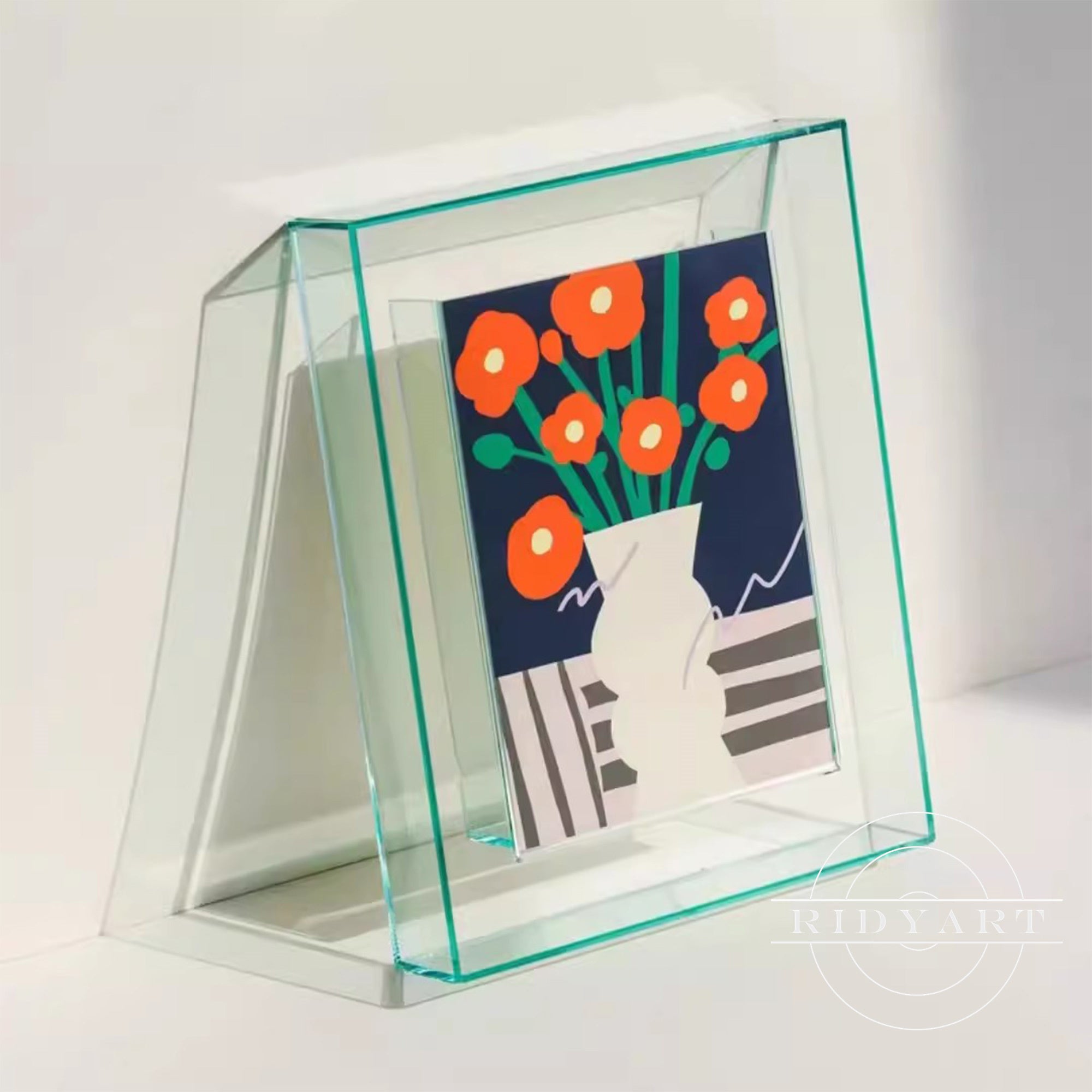 Double Acrylic Frame – Floating Modern Art Display