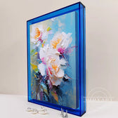 Floating Acrylic Frame – Minimalist Art Wall Display