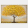 Buy Artwork Online ! Original Gold Tree Painting.