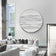 3D Minimalist Round Textured Wall Art Nordic Ocean Decor