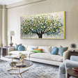 Original Green Tree Painting Wall Art