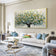 Original Green Tree Painting Wall Art