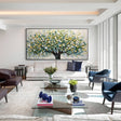 Original Green Tree Painting Wall Art