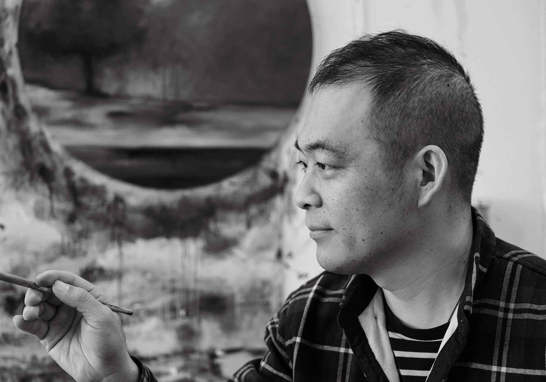 Gold Tree of Life Painting Square Wall Art